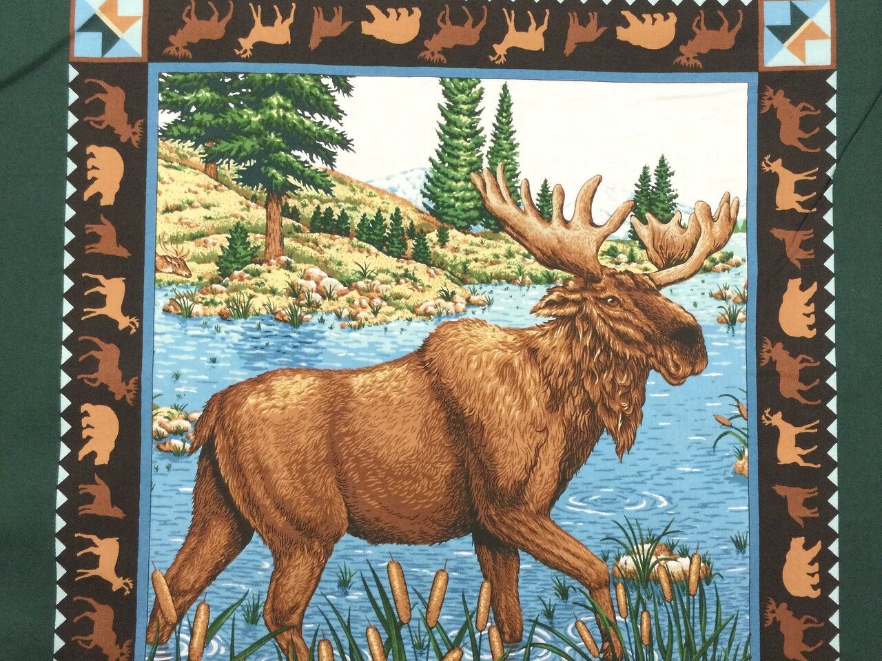 Blue Hunting Fabric - Fabric Warehouse