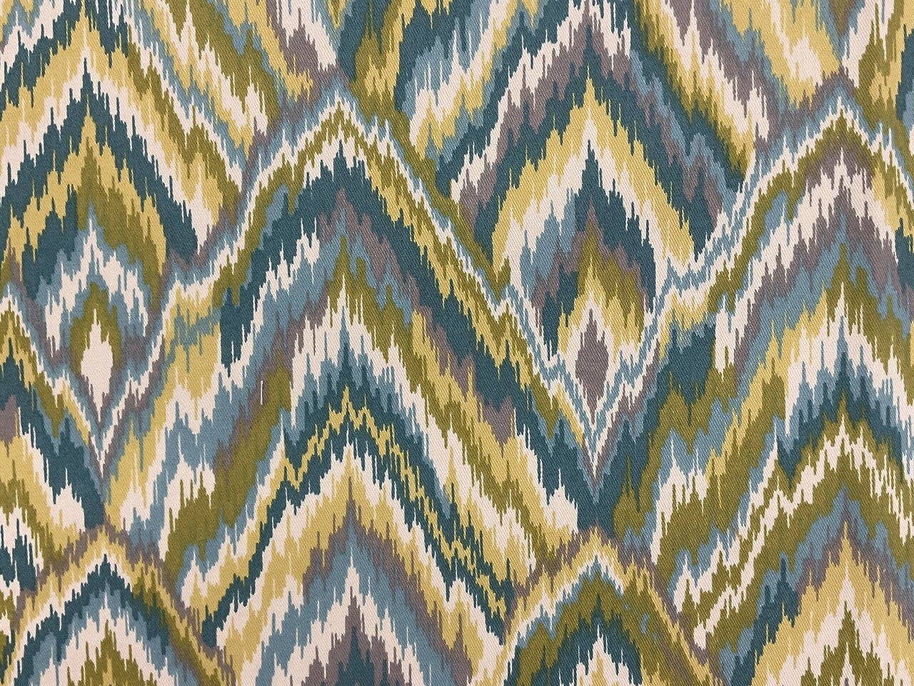 Green Ikat Fabric - Fabric Warehouse