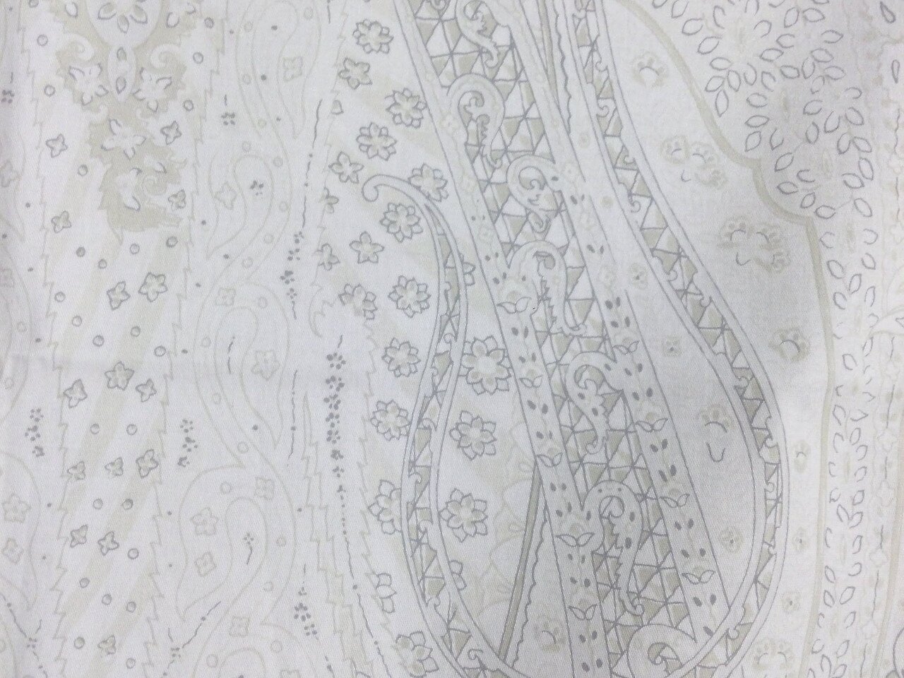 White Script Fabric - Fabric Warehouse