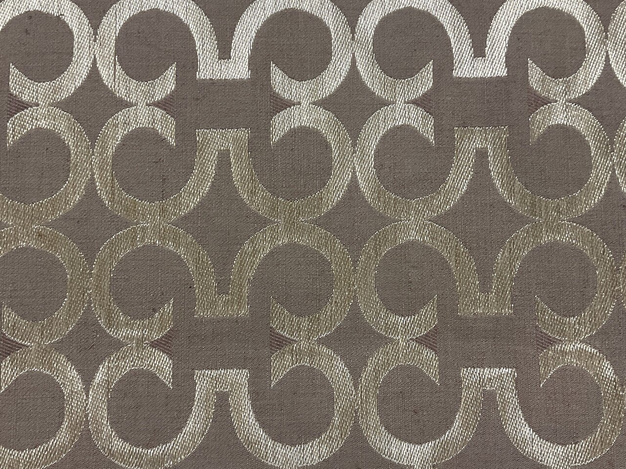 Bronze Scrollwork Fabric - Fabric Warehouse