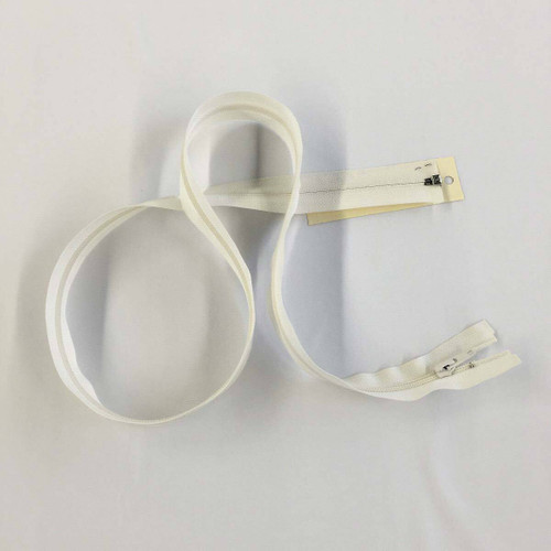 40" Cream Separating Coil Zipper - Fabric Warehouse