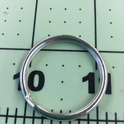 Silver 1 Inch Split Ring | Key Ring | - Fabric Warehouse