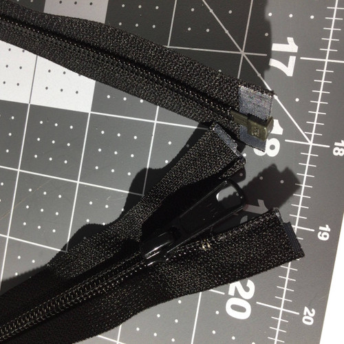25" Separating Coil Zipper | Black | YKK Brand | Jackets - Fabric Warehouse