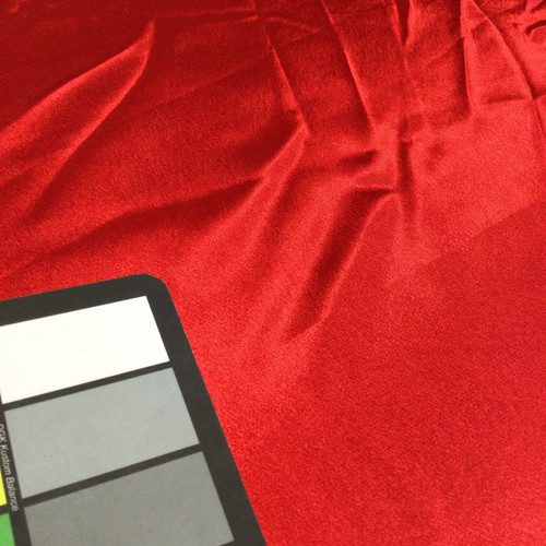 Cherry Red Silky Solid Lightweight Satin Fabric | Special Occasion ...