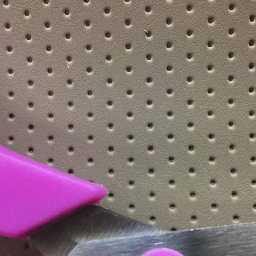 Beige Dimpled Dot Stretch Auto Vinyl Upholstery Fabric By The Yard 54"W ...