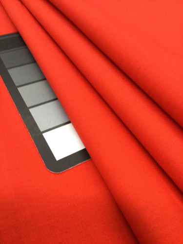 WARM TOMATO RED | SOLID | Quilting Fabric | 100% Cotton | 44 wide | By ...