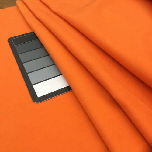 Meduim Pumpkin Orange | SOLID | Quilting Fabric | 100% Cotton | 44 wide ...