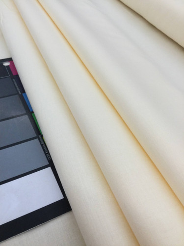Eggshell | Natural | Solid | Quilting Fabric | 100% Cotton | 44 wide ...