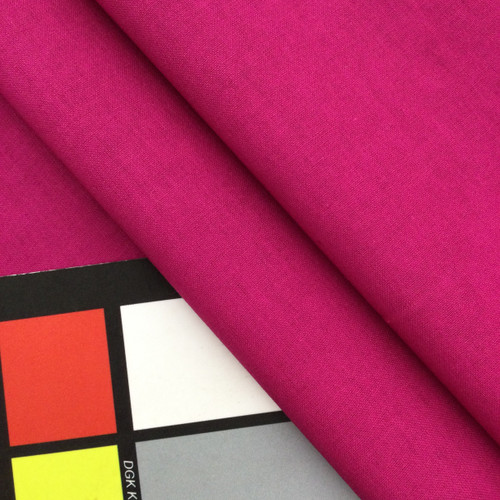 Solid Raspberry Pink | Quilting Fabric | 100% Cotton | 44" Wide | By ...
