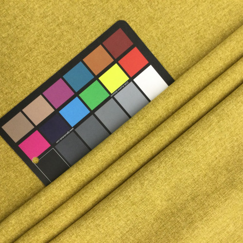Gold Brushed Polyester Fabric | Drapery / Upholstery | Medium Weight ...