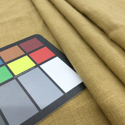 Golden Tan Linen Linen Like Lightweight Upholstery Fabric / Light ...