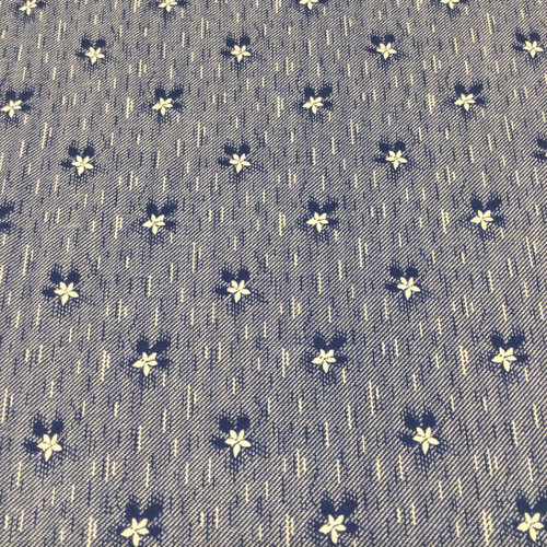 Denim Blue Floral | Quilting Fabric | 44" Wide | 100% Cotton | By The ...