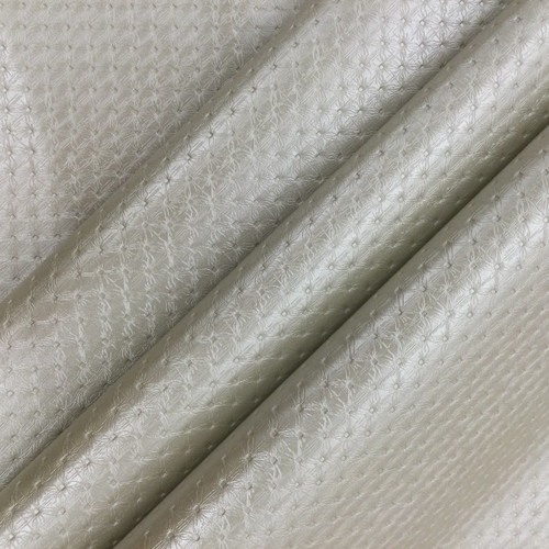 Pearl Off-White Tufted Texture Vinyl Fabric | Marine, Boat, & Auto | UV ...