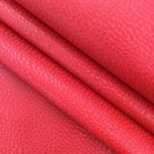 Cherry Red Brushed Texture Vinyl Fabric | Marine, Boat, & Auto | UV ...