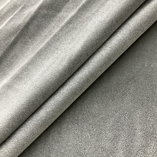 Alpine Upholstery Velvet Grey | Medium/Heavyweight Velvet Fabric | Home ...