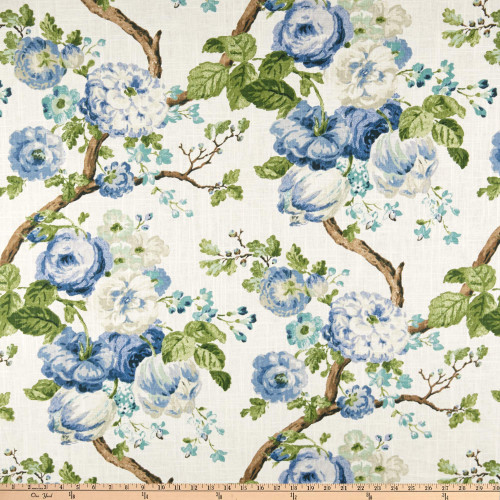 P Kaufmann Manor House Linen Porcelain | Very Heavyweight Linen Fabric ...
