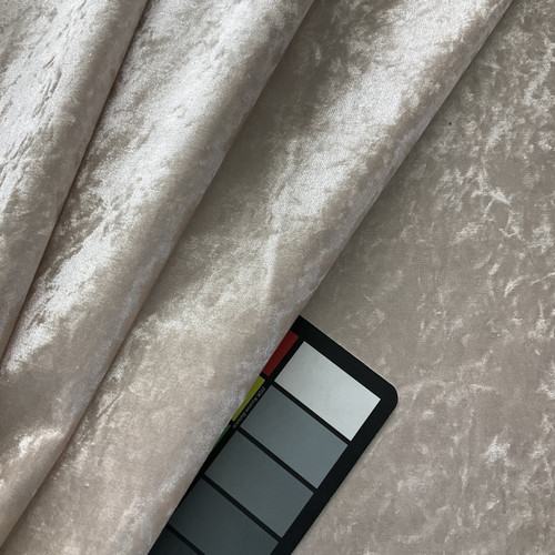 Europatex Rumple Crushed Velvet Blush | Heavyweight Velvet Fabric ...
