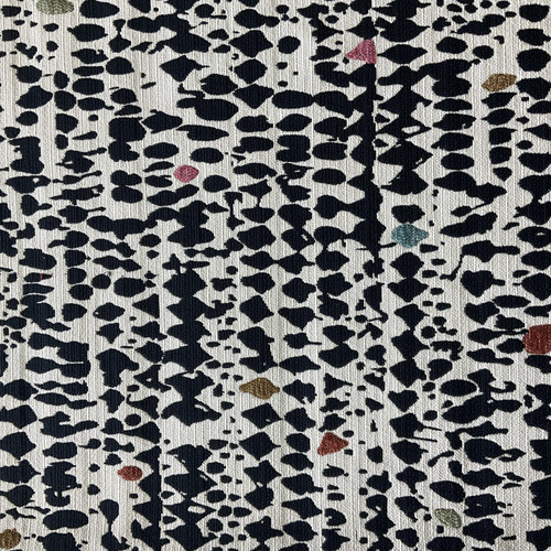 Relic Paint Dabs Chenille Black | Very Heavyweight Woven, Chenille ...