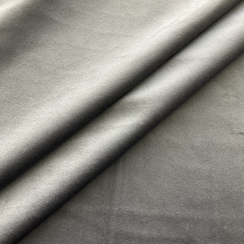 Como High Durability Knit Velvet Charcoal | Medium Weight Velvet Fabric ...