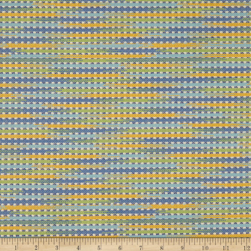 Capri Blue Covington Outdoor Performance Reggae Stripe Capri Blue ...