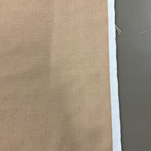Slub Weave in Tan | Drapery Fabric | Slightly Sheer | 54" Wide | By the ...