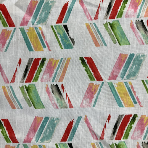 Into Action in Prism | Home Decor Fabric | Multicolored | Linen Like ...