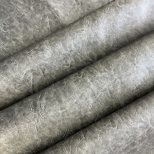 Tonal Dark Gray | Faux Leather Upholstery Fabric | Light Grain | Vinyl ...