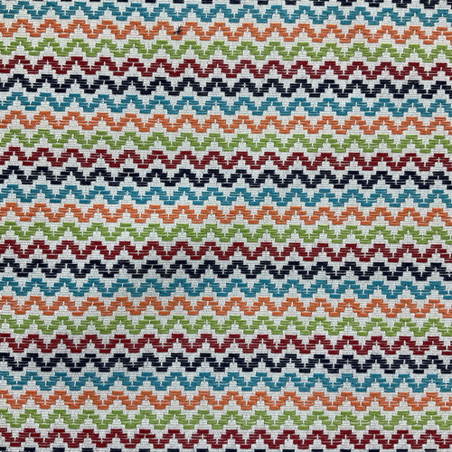 Sun Chevron in Multi | Upholstery / Drapery Fabric | Mini Chevron ...