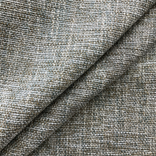 Slub Weave in Blue-Grey / Brown / Off White | Upholstery Fabric ...
