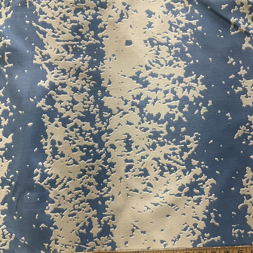 Crackle Stripe in Chambray | Home Decor Fabric | Blue / Grey | Golding ...