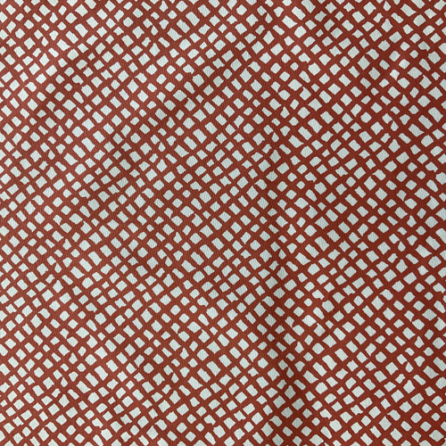 Sea Grid in Coral | Home Decor Fabric | Red White | Golding Fabrics ...