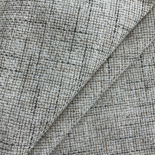 Lamar in Biscotti | Upholstery Fabric | Textured Slub Weave in Off ...