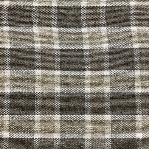 Plaid in Taupe / Tan | Upholstery Fabric | Chenille | Heavyweight | 54 ...