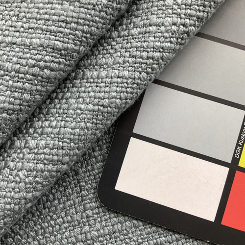 Highlander Slub in Aspen | Solid Smoky Grey Blue Slub Weave Solid Woven ...