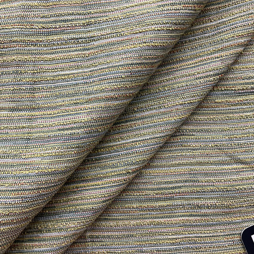 Chakra in Kiwi | Upholstery Fabric | Stripes in Green / Blue / Red ...