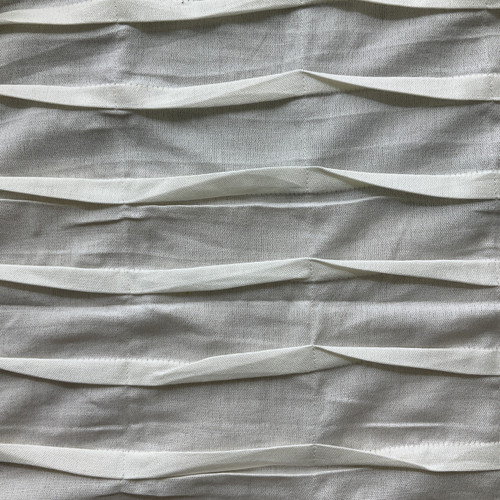Overview in Pearl / Off White | Drapery Fabric | Pleated Design ...