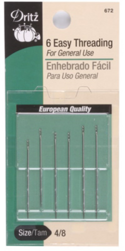Easy Threading / Self Threading Needles for Hand Sewing | 6 piece ...