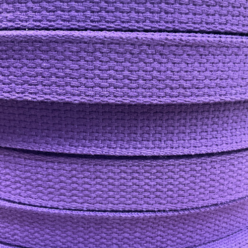 1 INCH Purple Light Weight Cotton Webbing / Bag Straps / Edging | By ...
