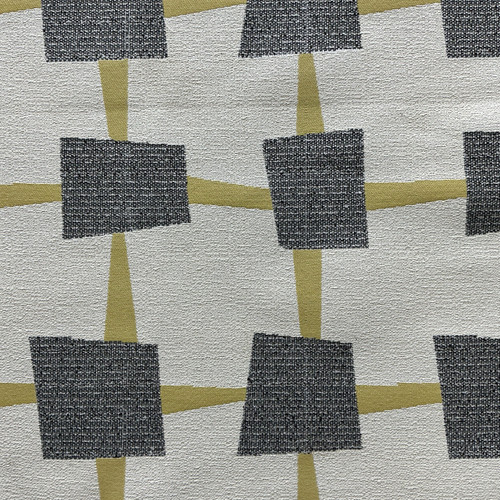 Charger in Bumble | Upholstery Fabric | Modern Geometric in Black ...