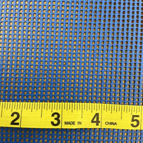 Royal Blue 9 x 9 Vinyl Mesh | Windscreen, Safety Fencing, Gym Dividers ...