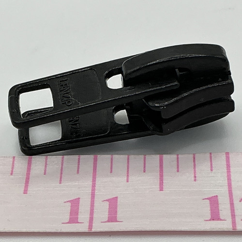 #10 MOLDED PULLS. DOUBLE PULL BLACK - Fabric Warehouse