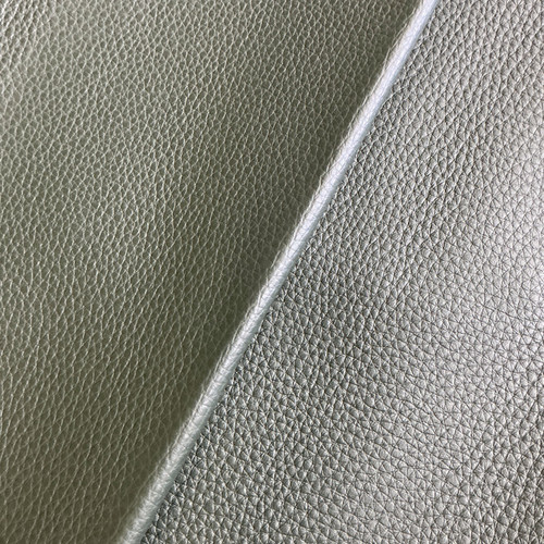 Deep Forest Green Pebbled Full Grain Premium Leather Hide | Chrome ...