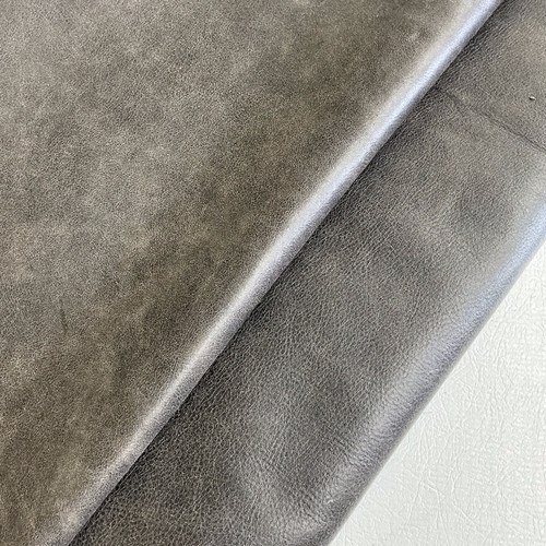 Two Tone Black / Brown Top Grain Premium Leather Hide | Chrome Tanned ...