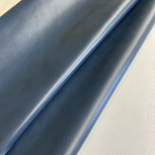 Dark Ocean Blue Top Grain Premium Leather Hide | Chrome Tanned ...