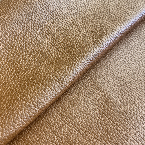 Cognac Brown Pebbled Top Grain Premium Leather Hide | Chrome Tanned ...