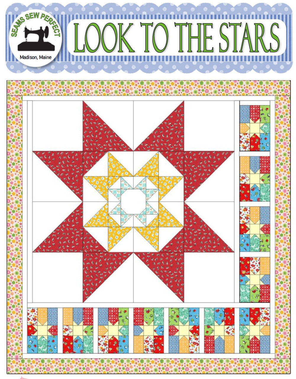 large star pattern quilt