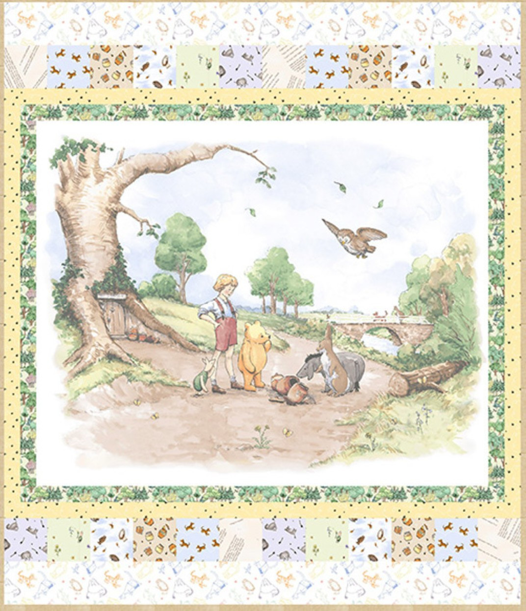 Classic Winnie FREE QUILT PATTERN DOWNLOAD Pooh and Friends Quilt ...
