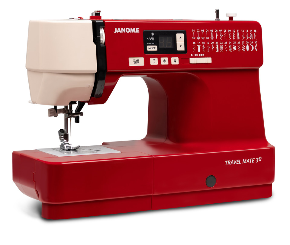 Janome Travel Mate 30 TM30 Computerized Sewing Machine - 30 Stitches ...