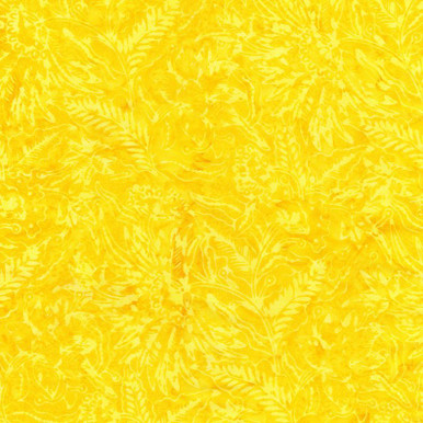 Timeless Treasures Tonga Gumdrop Batik - Lemon Sketched Flowers | SOLD ...
