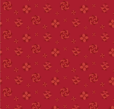 Riley Blake Spring Barn Quilts | Red Quilt Blocks C14332-Red | Per Half ...
